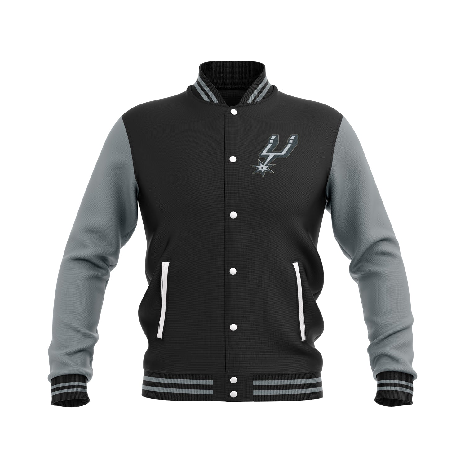 Letterman San Antonio Spurs Varsity Jacket - NBA Varsity Jackets – Implex Sports